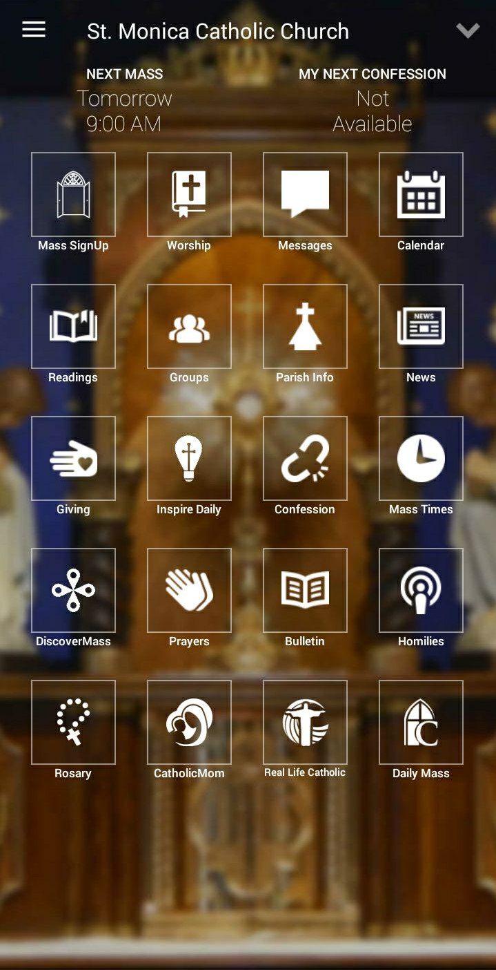 myParish App – St. Monica